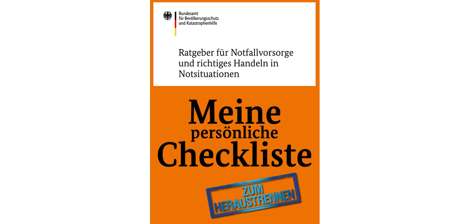 Ratgeber für Notfallvorsorge und richtiges Handeln in Notsituationen ...